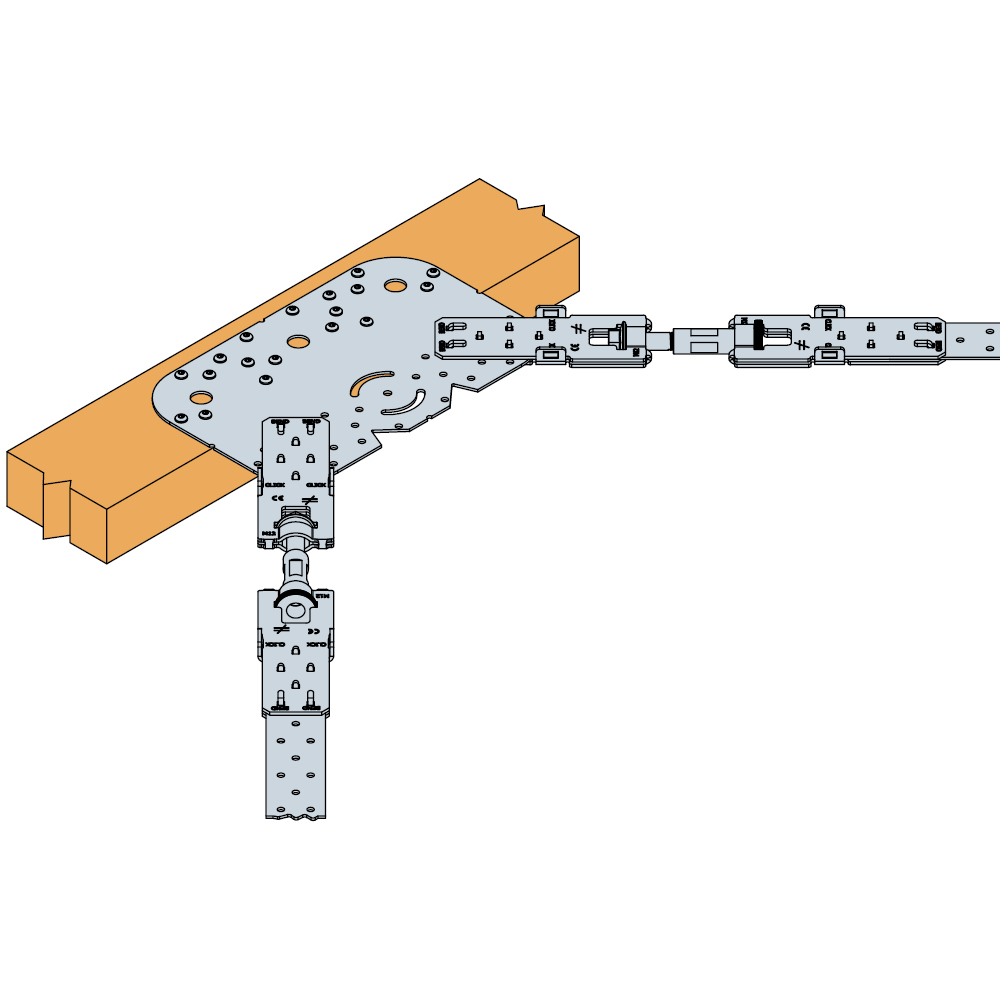 Wind Secure™ med WSP til 40 mm bånd - WSK3 | Simpson Strong-Tie
